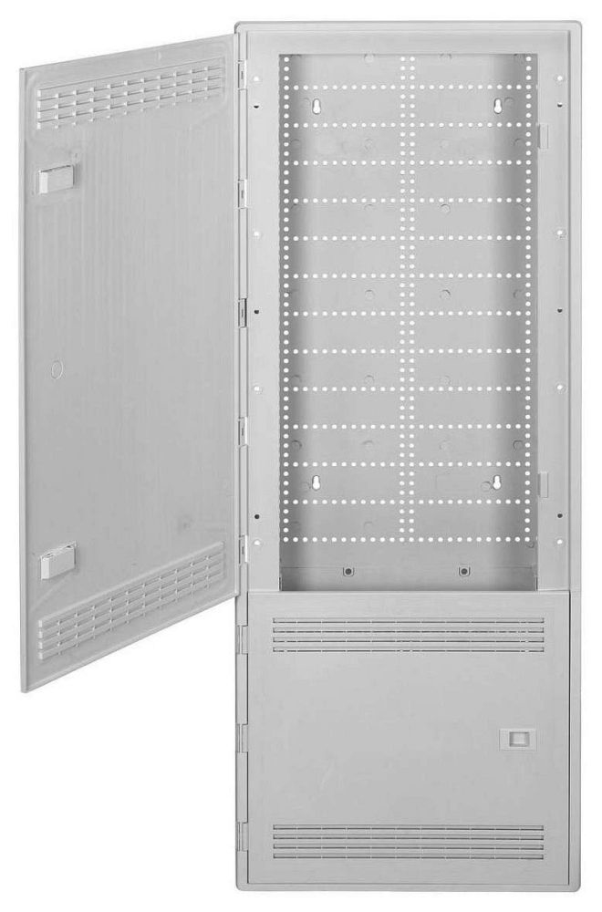 Hubbell NSOBXP42 Netselect, Cabinet, Box W/Door, Plastic, 42"" H, White ...
