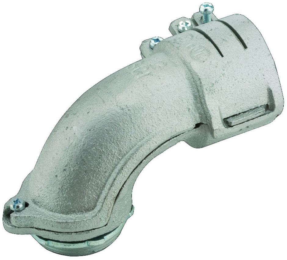 Raco 2208 2" 90D Squeeze Flex Connector | Gordon Electric Supply, Inc.