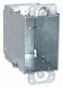 Raco 591 3-1/2"" Deep Switch Box w/Ears & Knock-Out | Gordon Electric ...