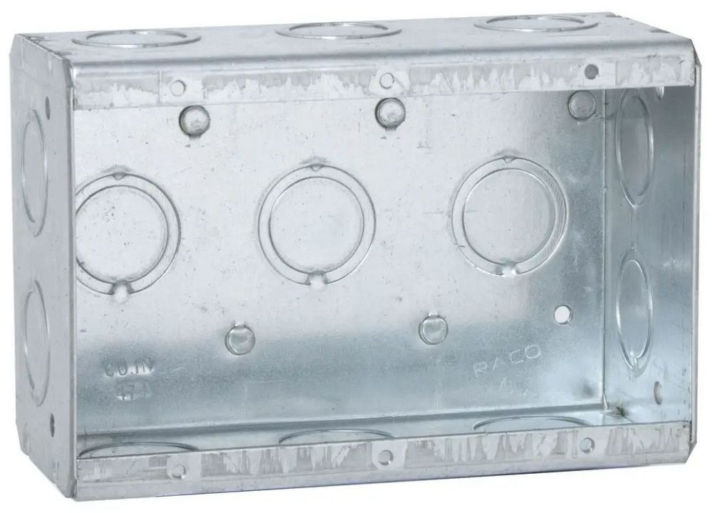 Raco 692 2-1/2 Deep 3-Gang Masonry Box | Gordon Electric Supply, Inc.