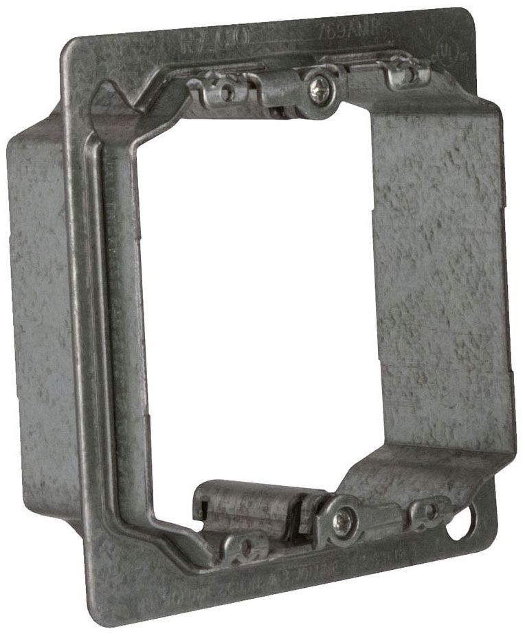 Raco 769AMR 4"" Square Adjustable Mud Ring Two Device | Gordon Electric ...