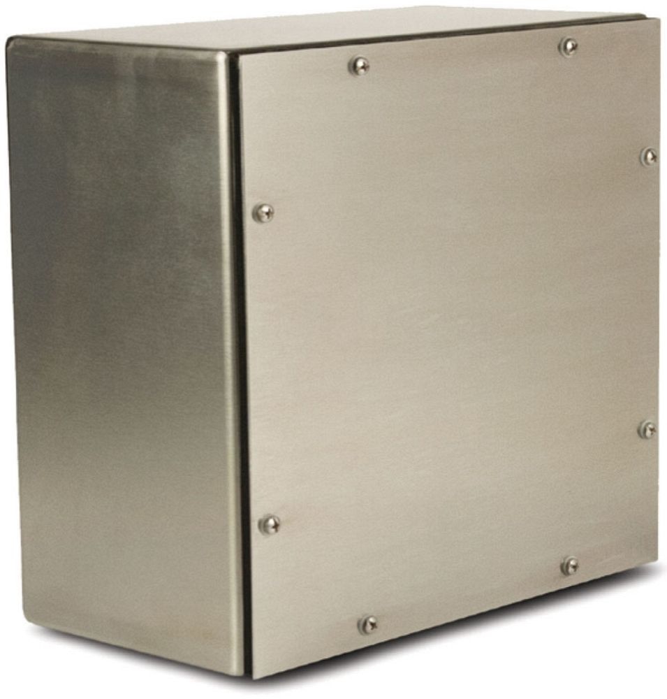 Wiegmann WA101004GSCSSA N4X Gasketed Screw Cover 10X10X4 316Ss | Gordon ...
