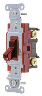 Hubbell 1221R 20A 120/277V Sp Toggle Switch Red | Gordon Electric ...