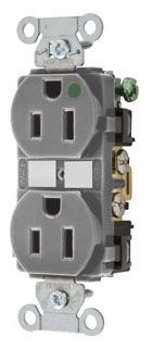 Hubbell 8200GY 15A 125V Hospital Grade Receptacle Gray | Gordon ...