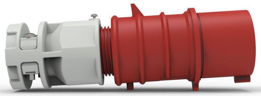 Hubbell C520P6SA Pin & Sleeve,C-Iec, Plug,4P5W,16/20A 200-415V,Ip44 ...