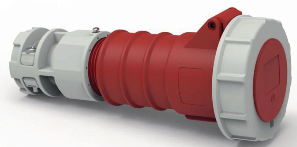 Hubbell C560C7WA Pin & Sleeve, C-Iec, Connector, 4P5W, 60A 277/480V ...