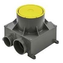 Hubbell CFBS1R4PFB System-One Floor Box 4 Plastic Floor Box | Gordon ...