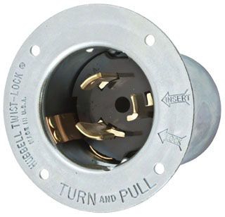 Hubbell CS8275 Flanged Inlet-3W50A250 | Gordon Electric Supply, Inc.