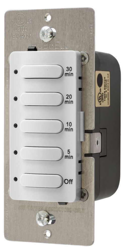 Hubbell DT5030W 120/277V 30 Min Timer White | Gordon Electric Supply, Inc.