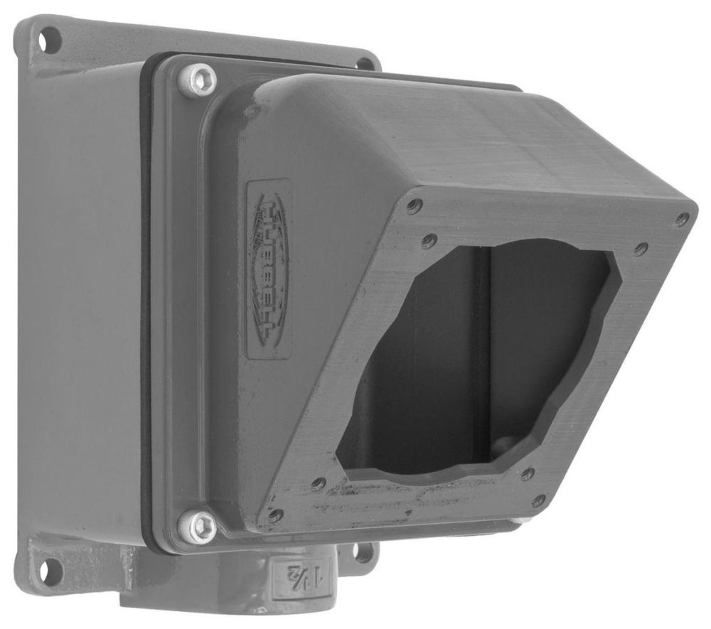 Hubbell FW6010055 Pin And Sleeve, Iec,4W Box,60/100A,55 Deg,1-1/2 ...