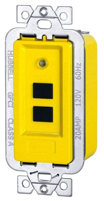 Hubbell GFMST20 Gfci Module, 20A 120V, Yl, Ampd | Gordon Electric ...