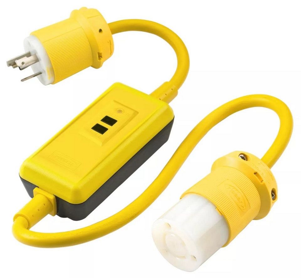 Hubbell GFPST3C20MTL Locking GFCI Cord, 20A 120V, 3Ft Manual, | Gordon ...