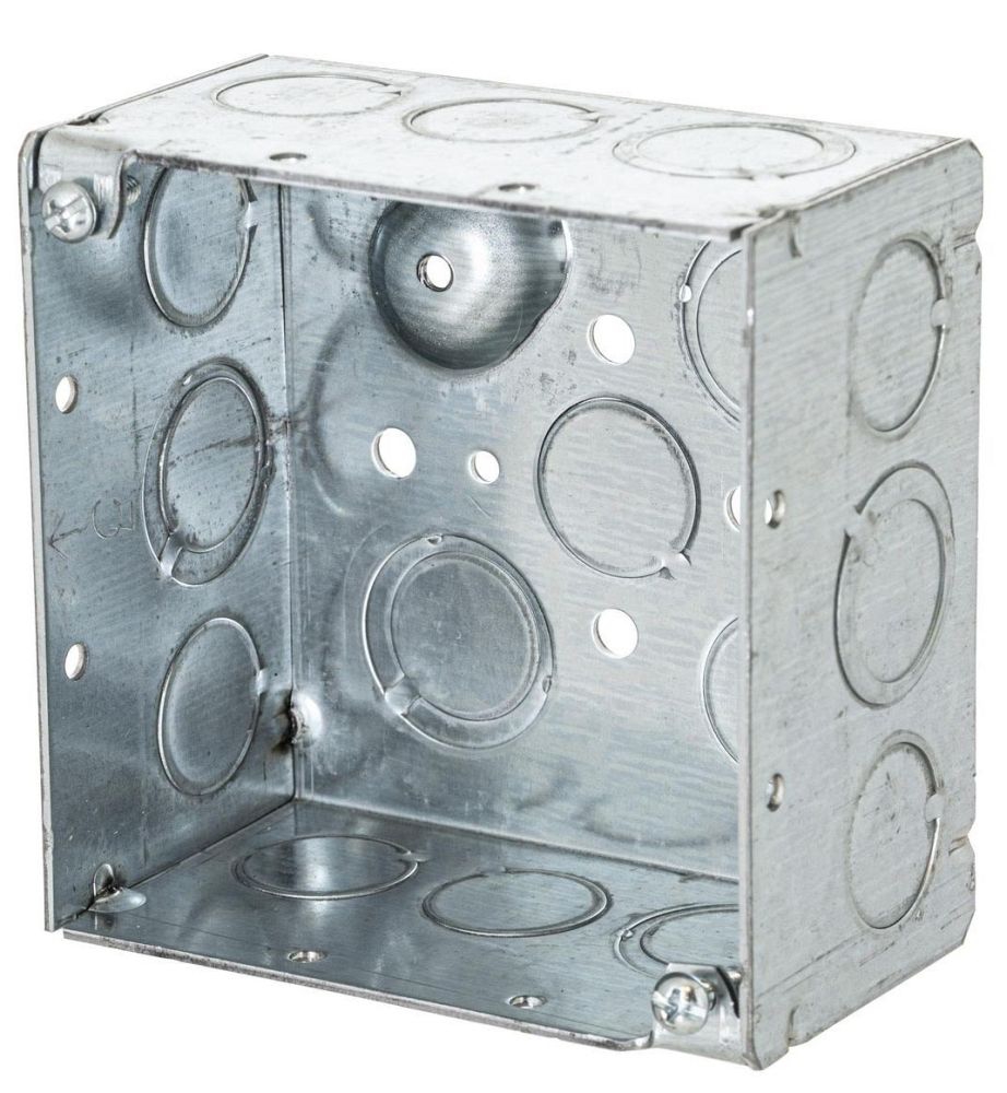 Hubbell HBL232 4Sq Box Welded 2-1/8 Deep 1/2-3/4 Tko | Gordon Electric ...