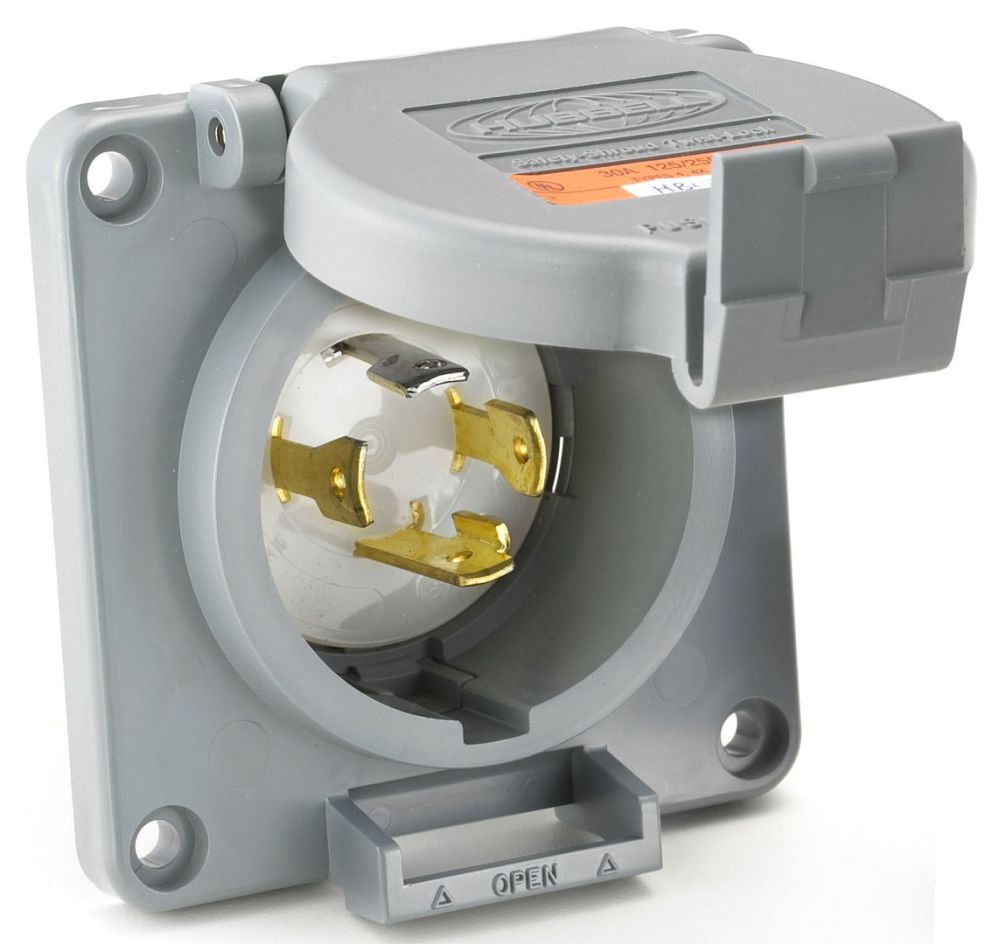 Hubbell HBL2615SWR 30A 125V Reverse Inlet | Gordon Electric Supply, Inc.