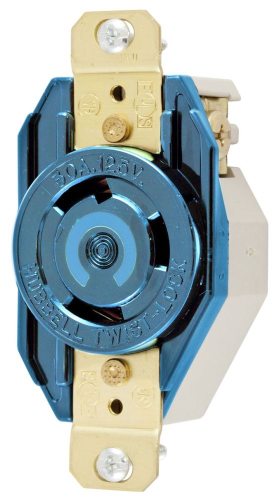 Hubbell HBL2620M6 30A 250V L6-30R Locking Receptacle | Gordon Electric ...