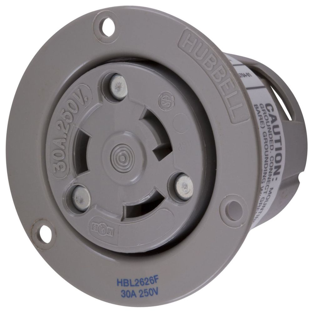Hubbell HBL2626F Flanged Outlet-N L6-30R | Gordon Electric Supply, Inc.