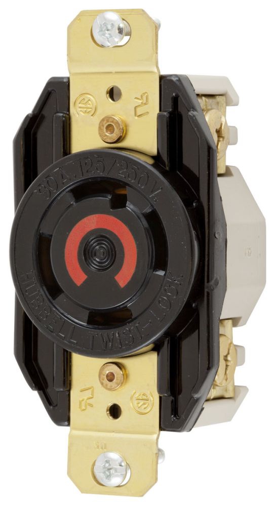 Hubbell HBL2710RT Nm L14-30R Locking Receptacle | Gordon Electric ...
