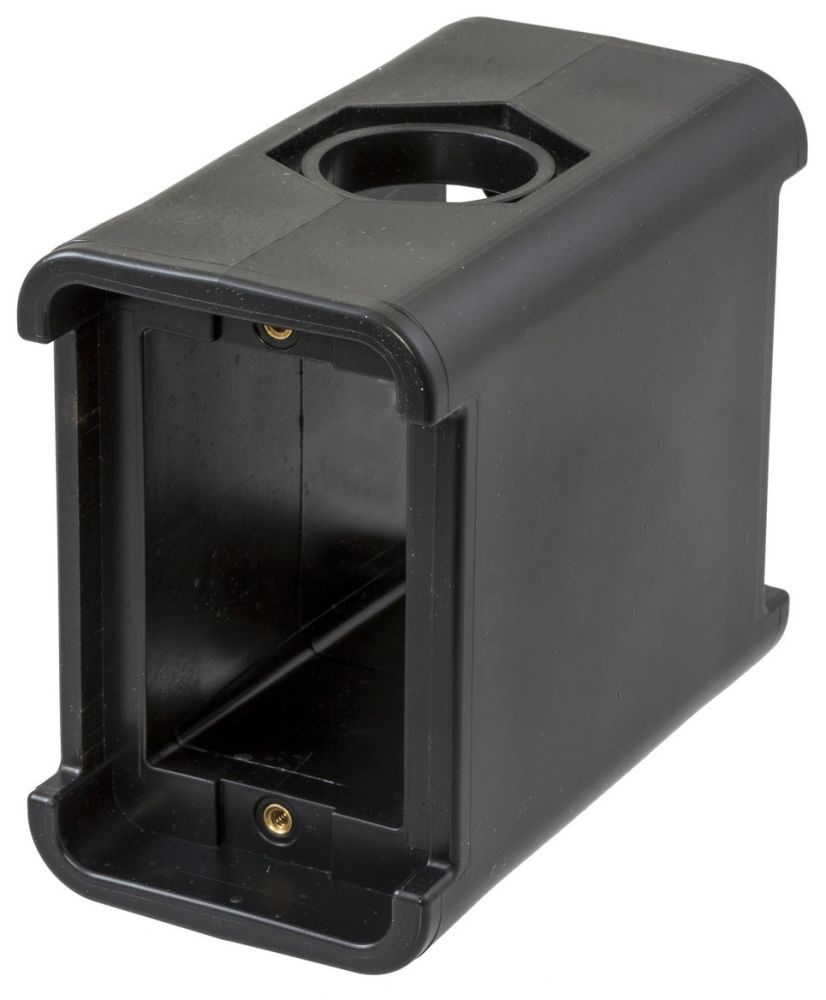 Hubbell HBL3080BK Portable Outlet Box Blank, Black | Gordon Electric ...