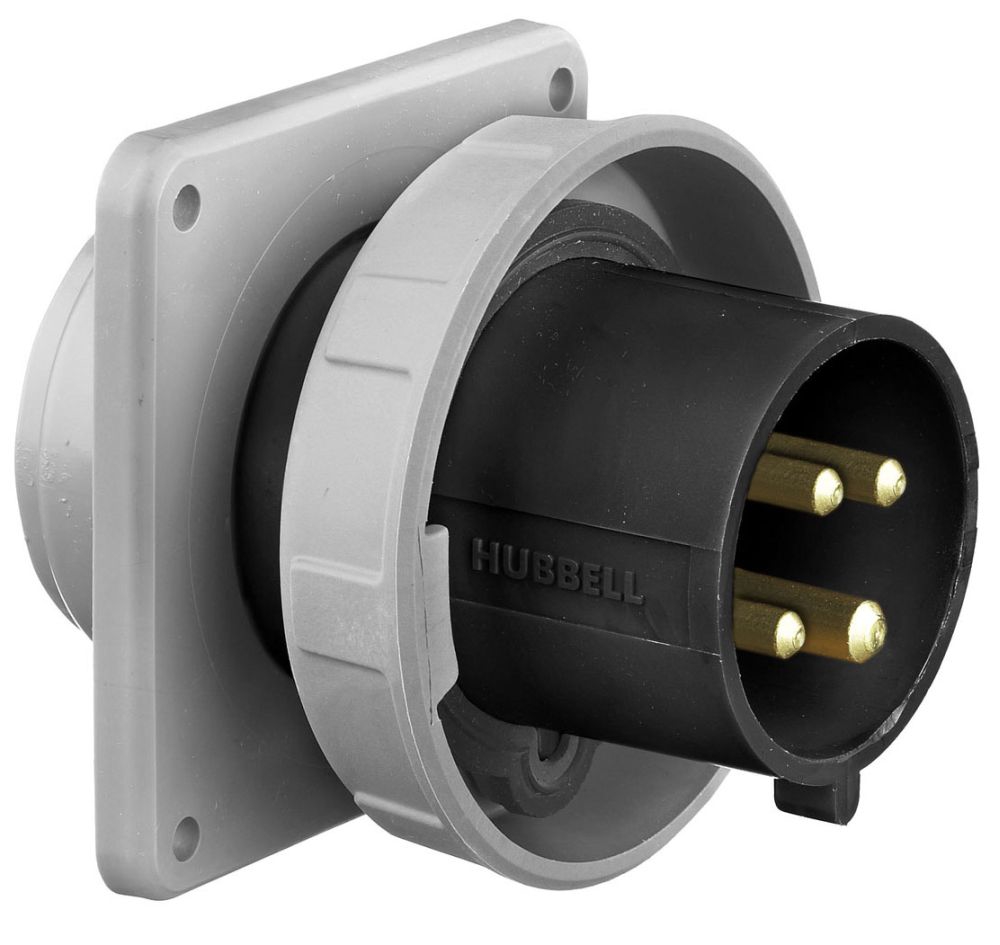 HUBBELL HBL4100B5W INLET-3P4W100A600V | Gordon Electric Supply, Inc.
