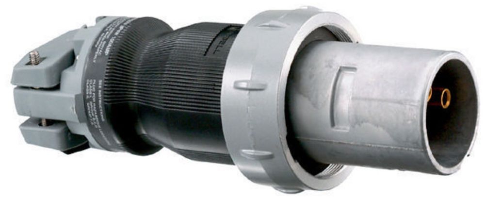 Hubbell HBL4100PS2W Pin And Sleeve, Ins, Plug, 3P4W, 100A 600V, S2 ...