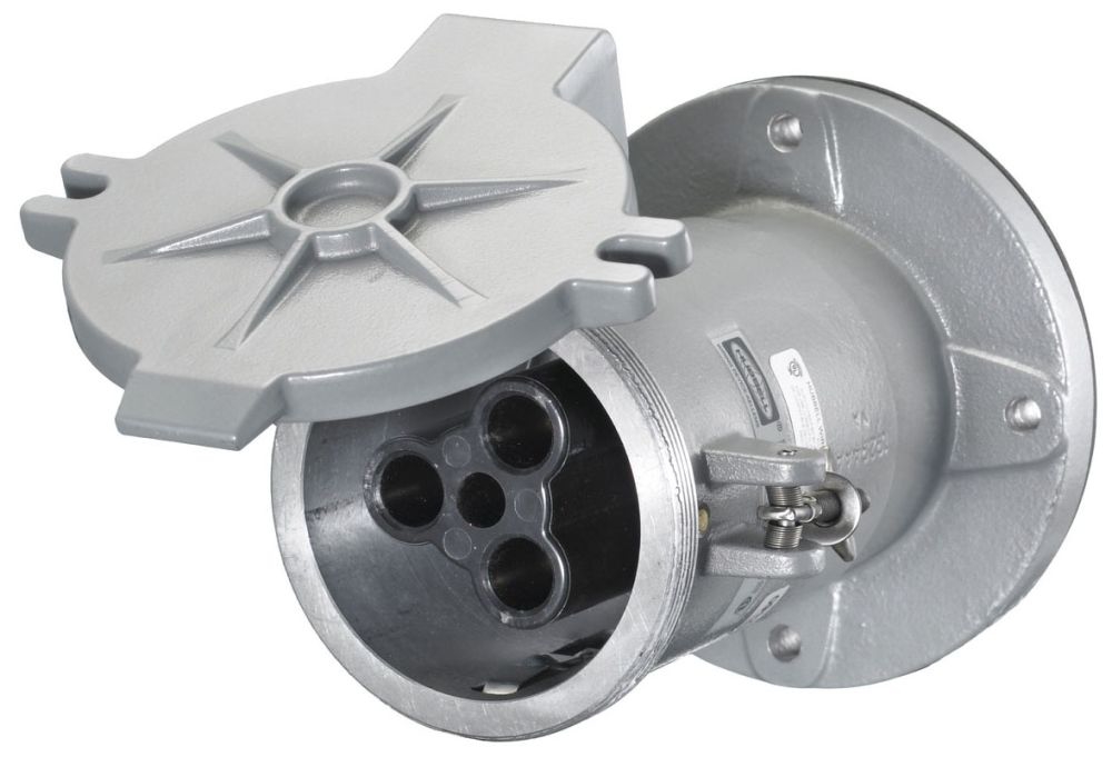 Hubbell HBL4200RS1W Pin And Sleeve, Ins, Receptacle, 3P4W, 200A 600V ...