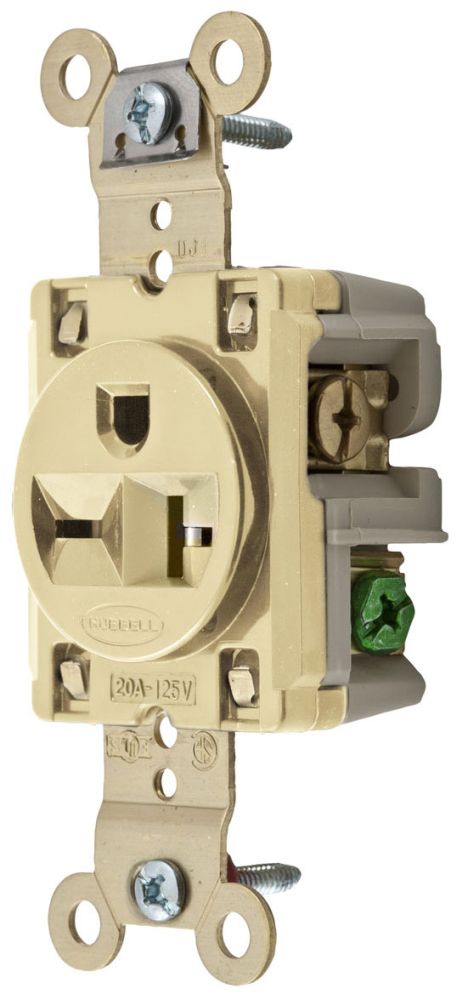 HUBBELL HBL5461I SGL RCPT NEMA6-20R | Gordon Electric Supply, Inc.
