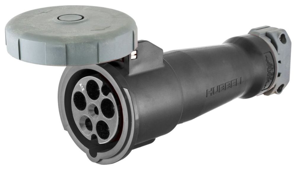 Hubbell HBL560C5W Pin And Sleeve, Iec, Connector, 4P5W, 60A 347/600V,4X ...