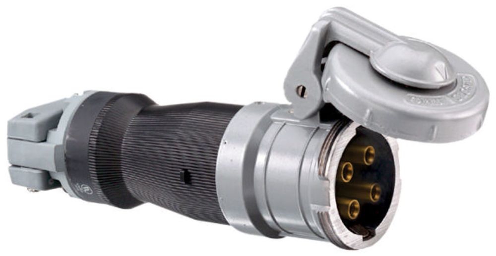 Hubbell HBL560CS1WR Pin And Sleeve, Ins, Connector, 4P5W, 60A 600V, S1 ...