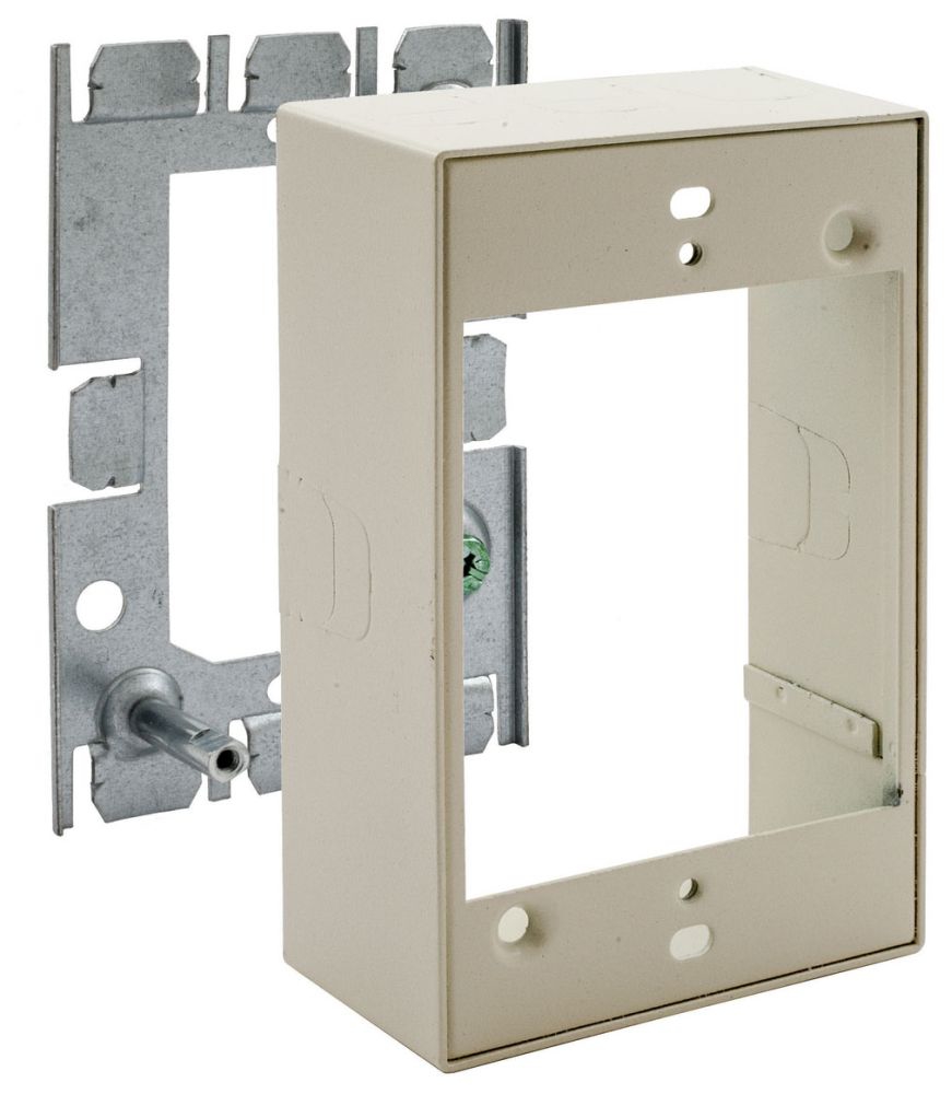 Hubbell HBL5751IVA Raceway, Extension Box, Standard,Hbl500/Hbl750 Ivory ...