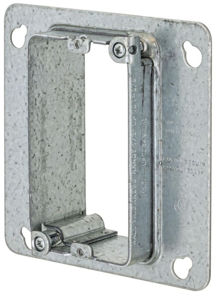 Hubbell HBL768AMR 4Sq Adjustable Mud Ring Single Device | Gordon ...