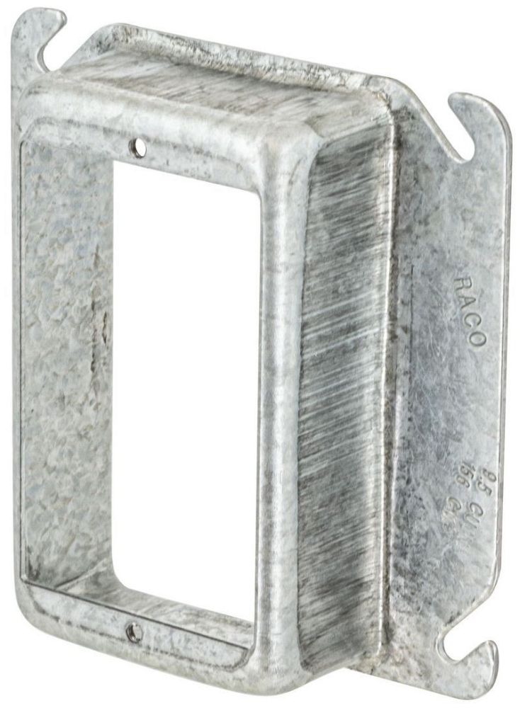 Hubbell HBL775 4Sq Mud Ring Single Device - Raised 1-1/4" | Gordon Electric Supply, Inc.