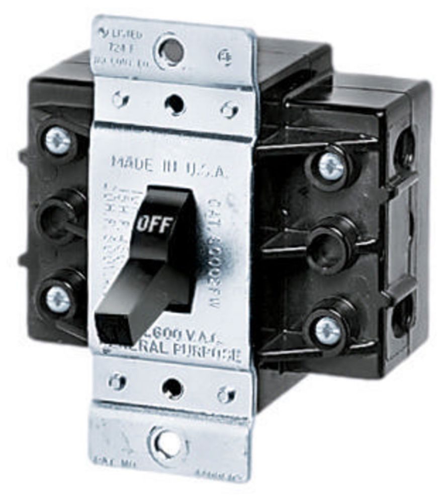 Hubbell HBL7863FWD 60A 600V 3P Disconnect Switch | Gordon Electric ...