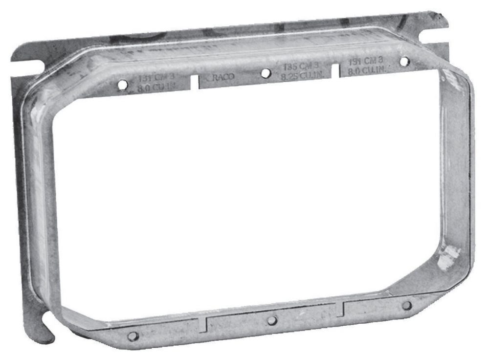 Hubbell HBL794 3-Gang 1-1/4"" Mud Ring | Gordon Electric Supply, Inc.