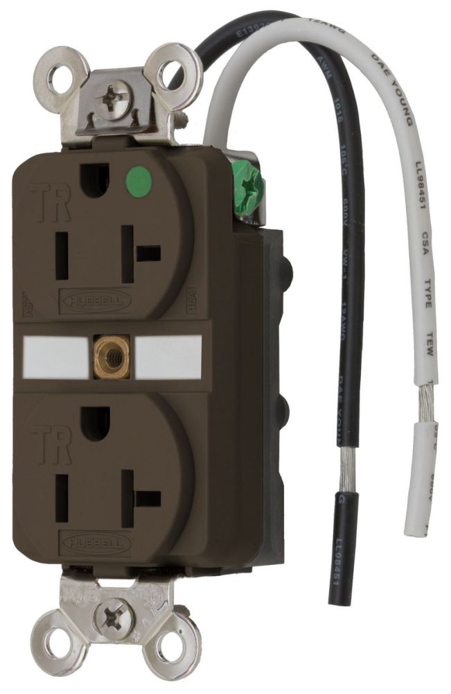 HUBBELL HBL8300SGA 20A 125V DPLX RCPT | Gordon Electric Supply, Inc.