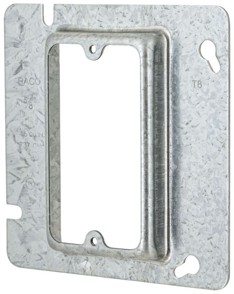 Hubbell HBL843 4-11/16 Mud Ring Single Device - Raised 5/8"" | Gordon Electric Supply, Inc.