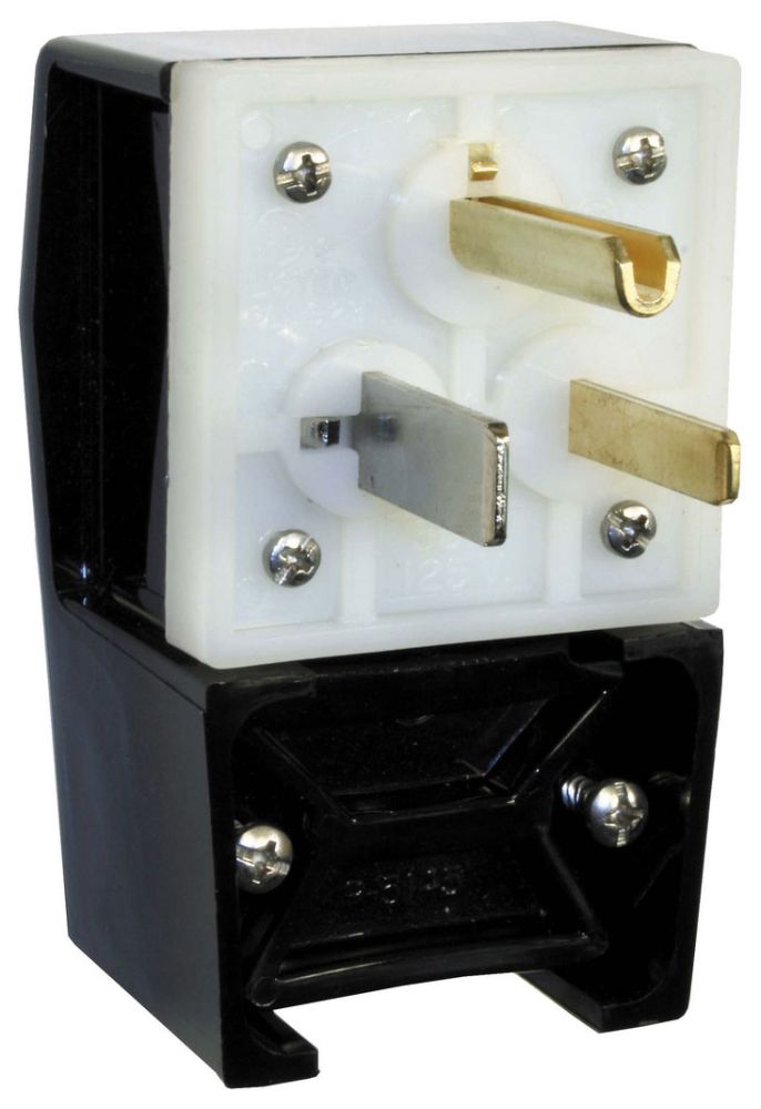 Hubbell HBL9365 Receptacle, 2P3W, 50A 277V, 7-50R, Black, | Gordon ...