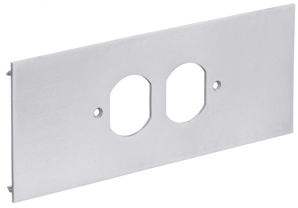 Hubbell HBLALUDR Raceway,Plate,1G Duplex,Hblalu3800/Hblalu4800 | Gordon ...