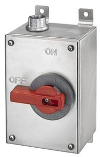 Hubbell HBLDS3SSRVFD Sloped Disconnect, 30A Unfused, 4X, Stainless ...