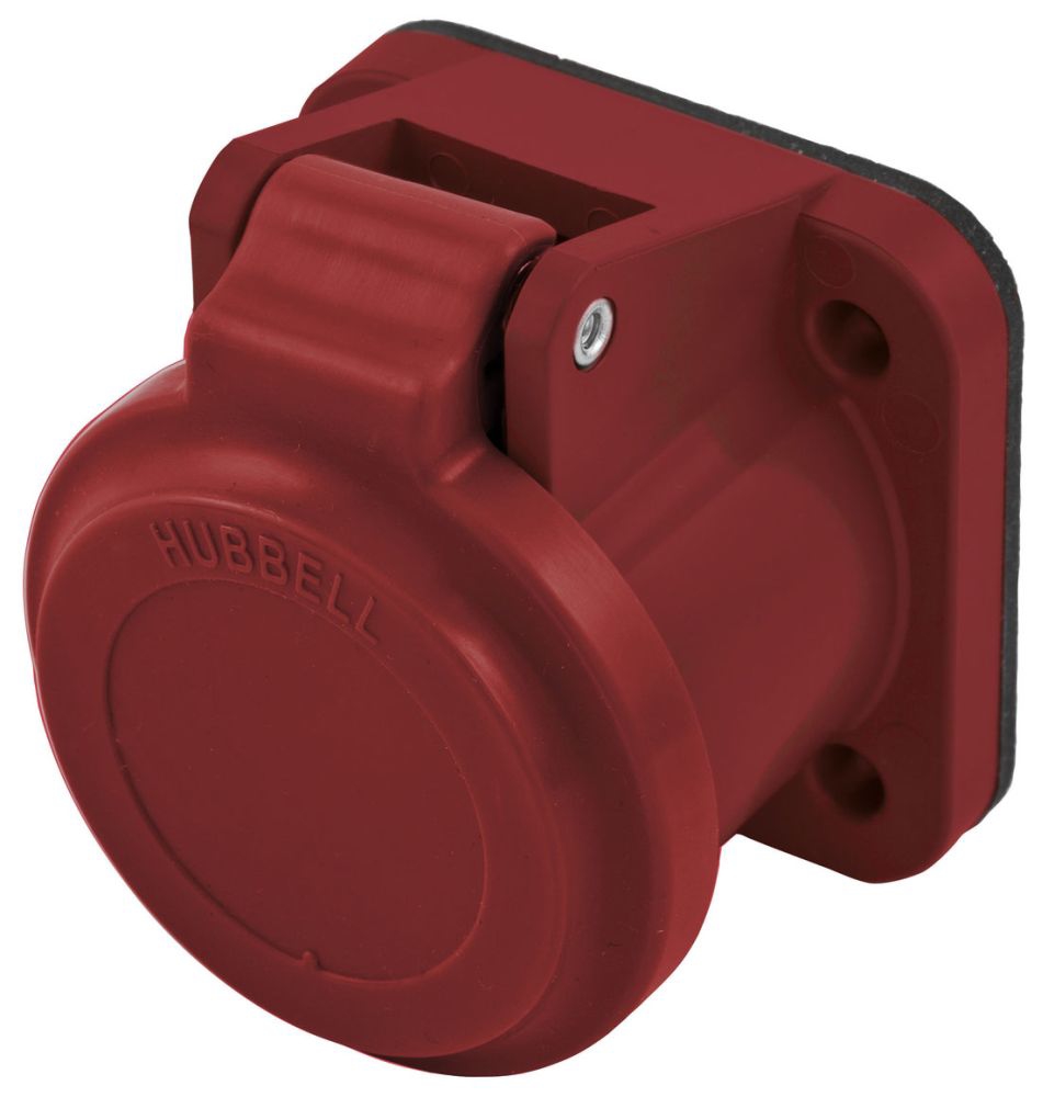 Hubbell HBLNCAR Single Pole, Non-Metallic Cover, Red | Gordon Electric ...
