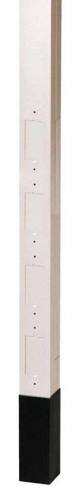 Hubbell HBLPPOOW Service Pole, 10Ft 2"", Blank /Divider, Office White ...