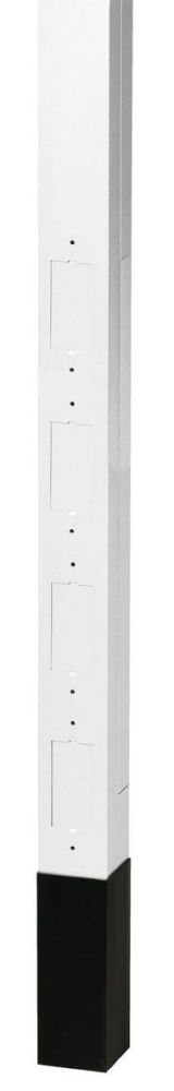 Hubbell HBLPPOW Service Pole, 10Ft 2"", Blank /Divider, White (Cannot ...
