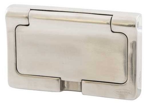 Hubbell HBLSS263R 1 Gang, Stainless Steel Gfci Cover, 3R | Gordon ...