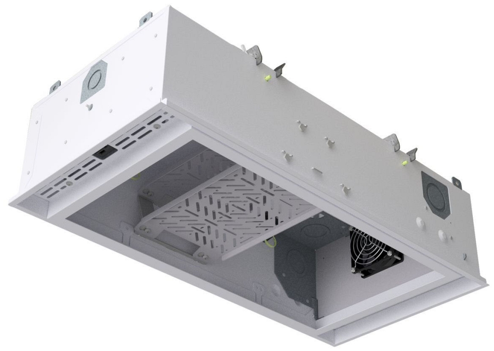 Hubbell HRCB12WHT Recessed Ceiling Box, 1Ft X 2Ft , White | Gordon ...