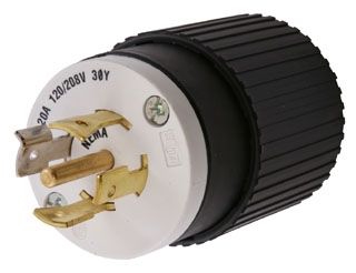 Hubbell L2120P Locking Plug, 20A 120/208V, L21-20P | Gordon Electric ...