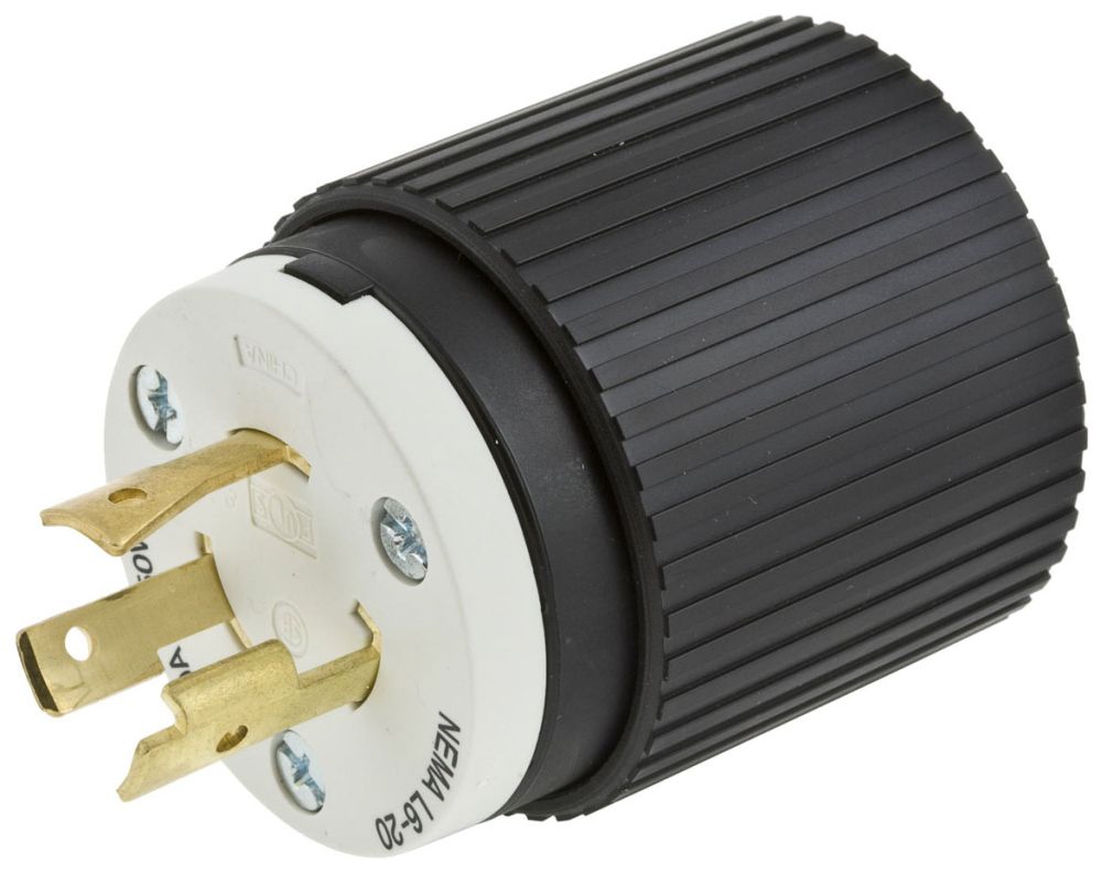Hubbell L630P Locking Plug, 30A 250V, Hub Pro, L6-30P | Gordon Electric ...
