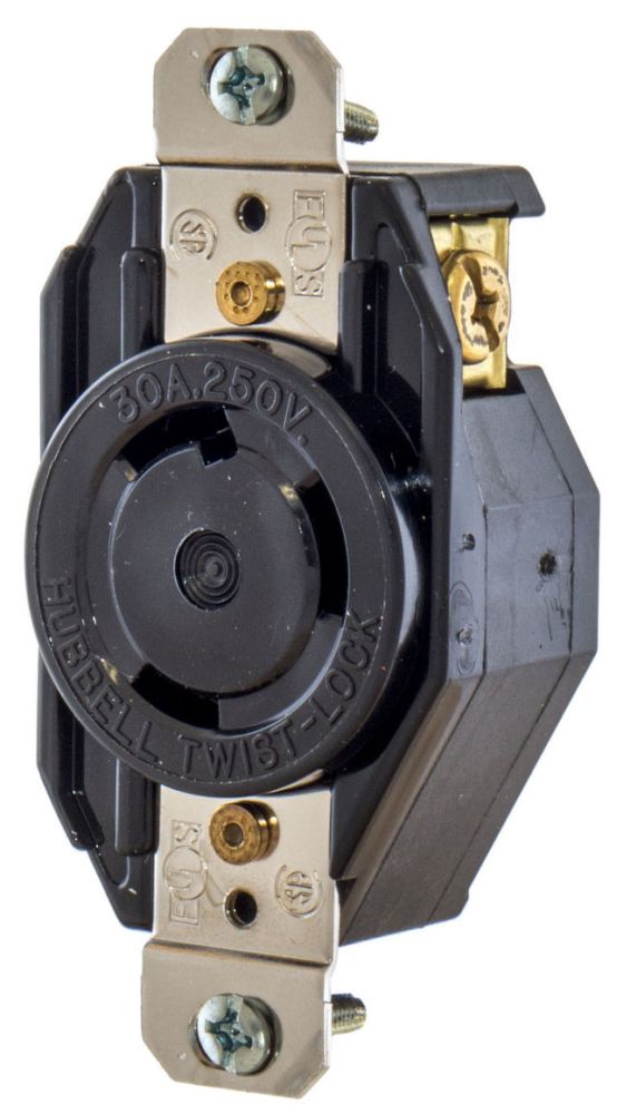 Hubbell L630R Locking Receptacle, 30A 250V, Selspec, L6-30R | Gordon ...