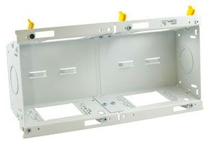 HUBBELL NSAV124M ENCLOSURE FPTV 4GANG METAL White | Gordon Electric ...