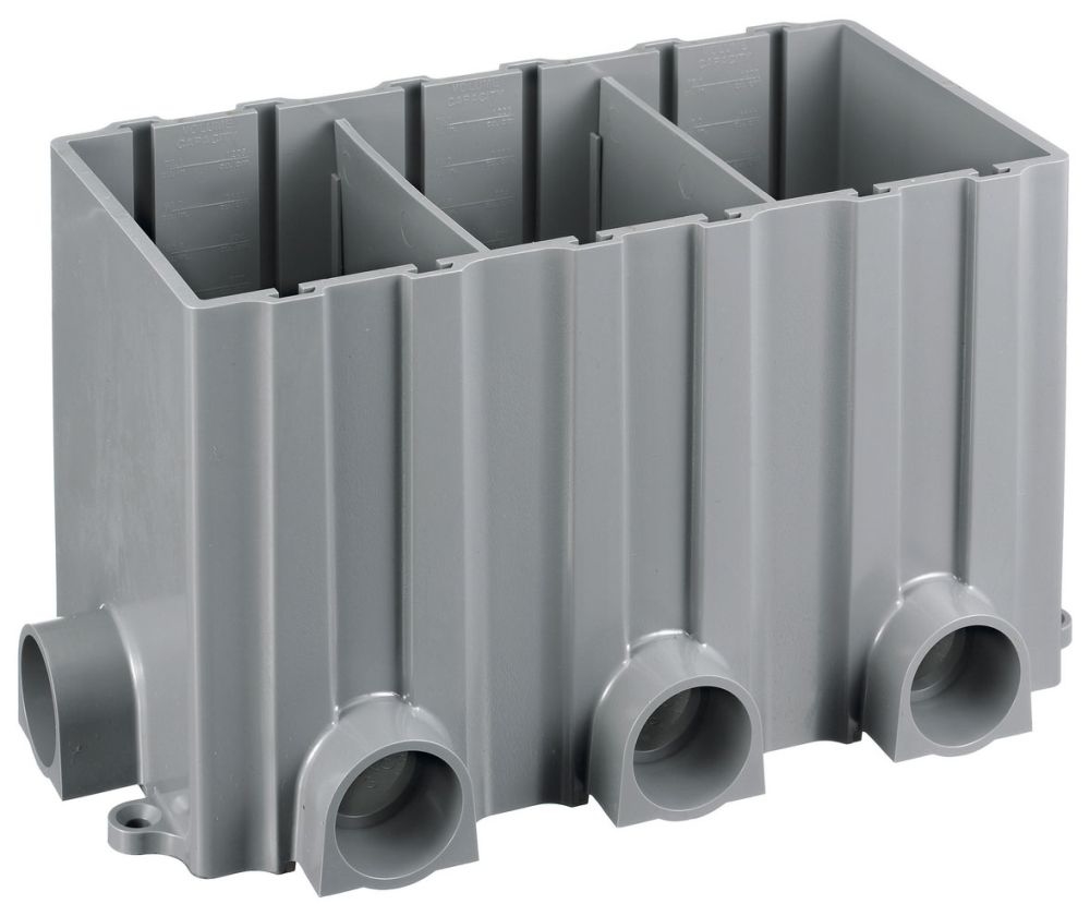 Hubbell PFBRG3 3-Gang Floor Box Rectangular Plastic | Gordon Electric ...