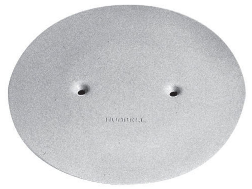 Hubbell S1AP4GY System-One, Abandonment Plate, 4"" Core, Gray | Gordon ...