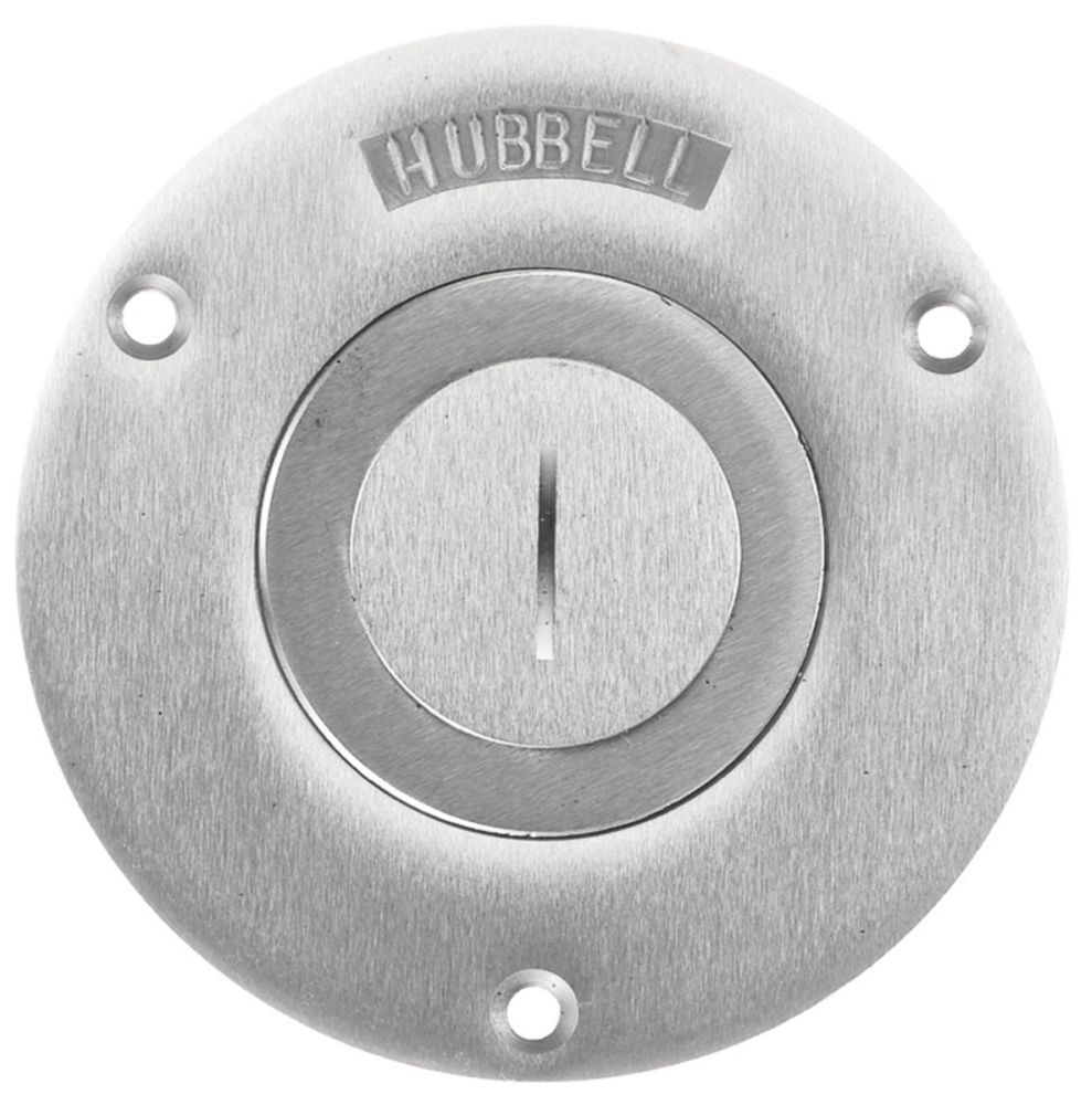 Hubbell SA2725 Alum Round Floor Box Cover | Gordon Electric Supply, Inc.